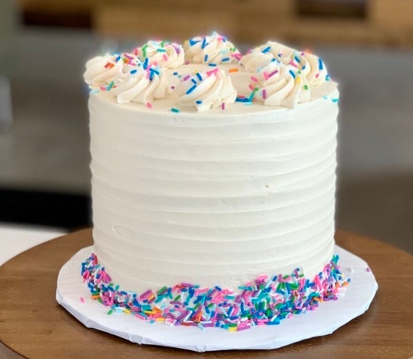 Same Day Cake - Birthday Cake - 6" Round - Vanilla Cake, Filled with ...
